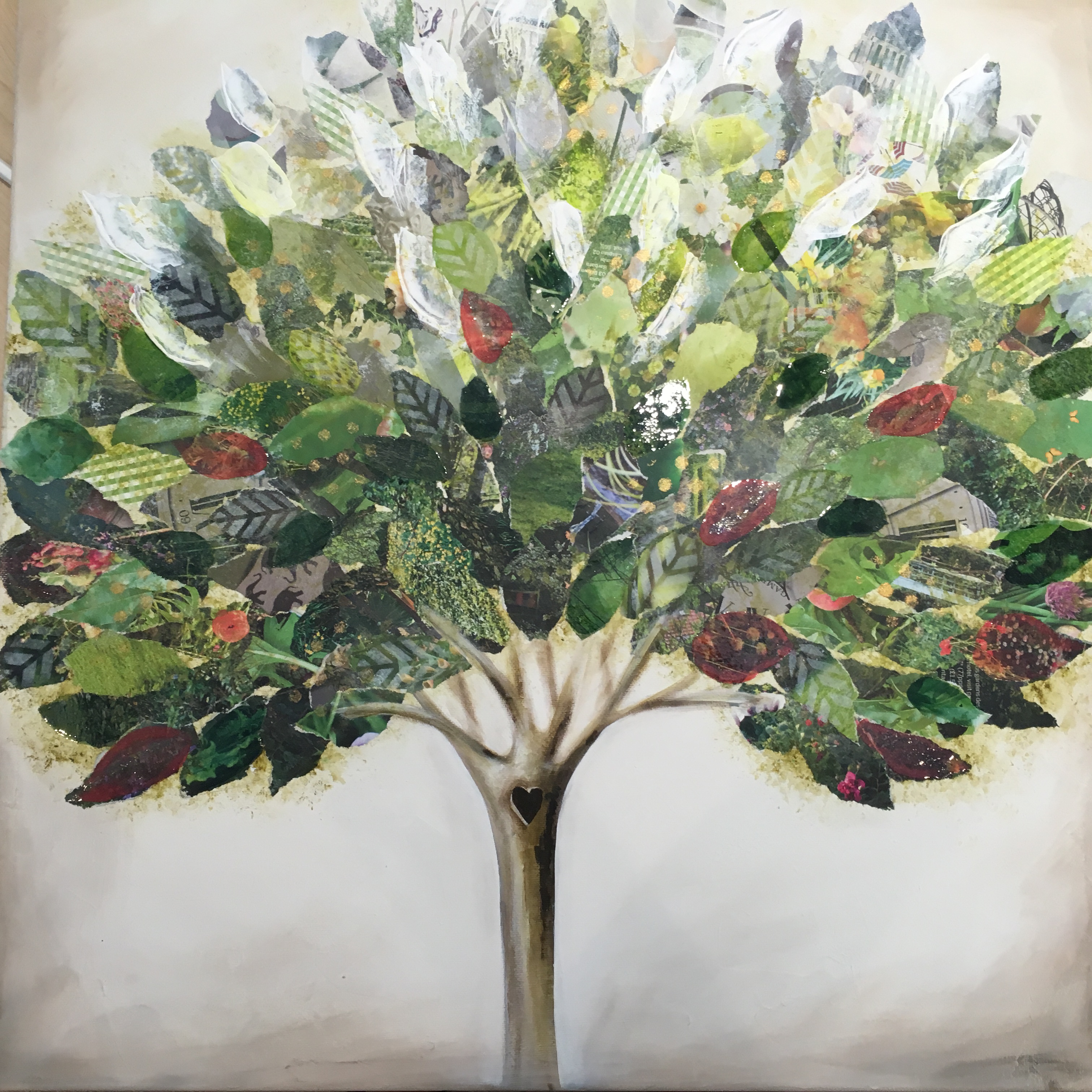 **New** Mixed Media Tree workshop – The Paint Palette